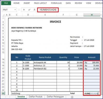 Invoice Penagihan: Pengertian, Contoh dan Cara Membuat Invoice ...