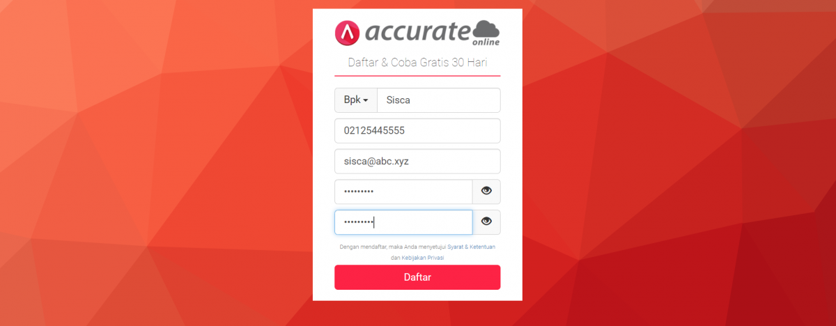 Cara Melakukan Aktivasi Database Accurate Online - Accurate Online