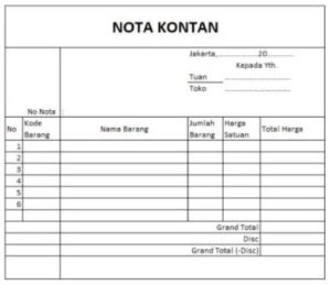 Nota Kontan: Pengertian dan Cara Membuatnya - Accurate Online