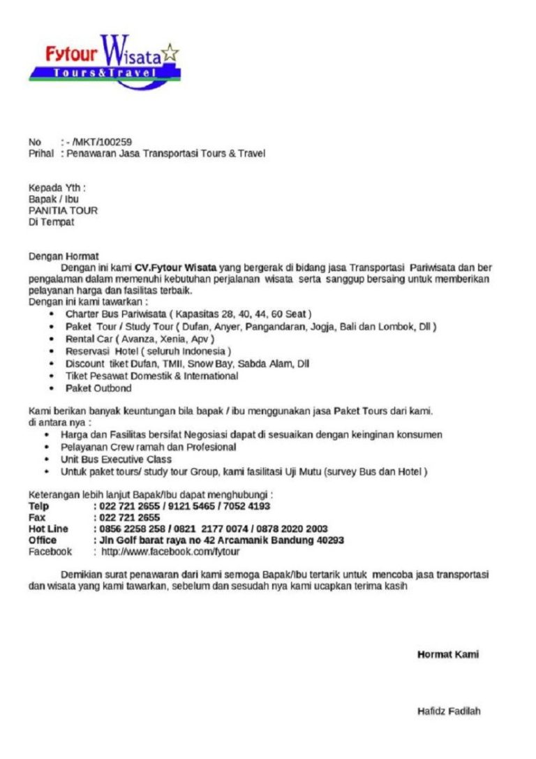 Contoh Surat Penawaran dan Cara Mudah Membuatnya - Accurate Online