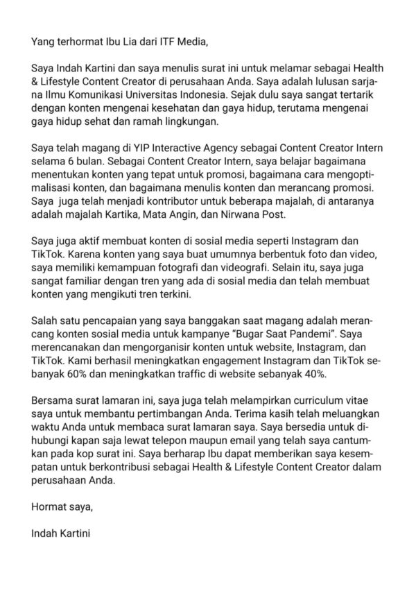 Ingin Menulis Motivation Letter? Ini Tipsnya! - Accurate Online
