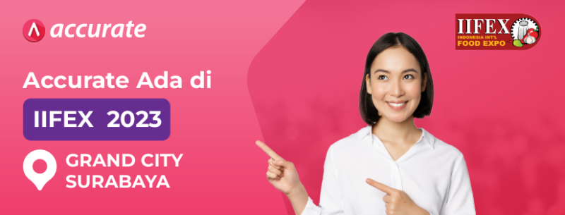 Accurate Online di IIFEX 2023 Surabaya